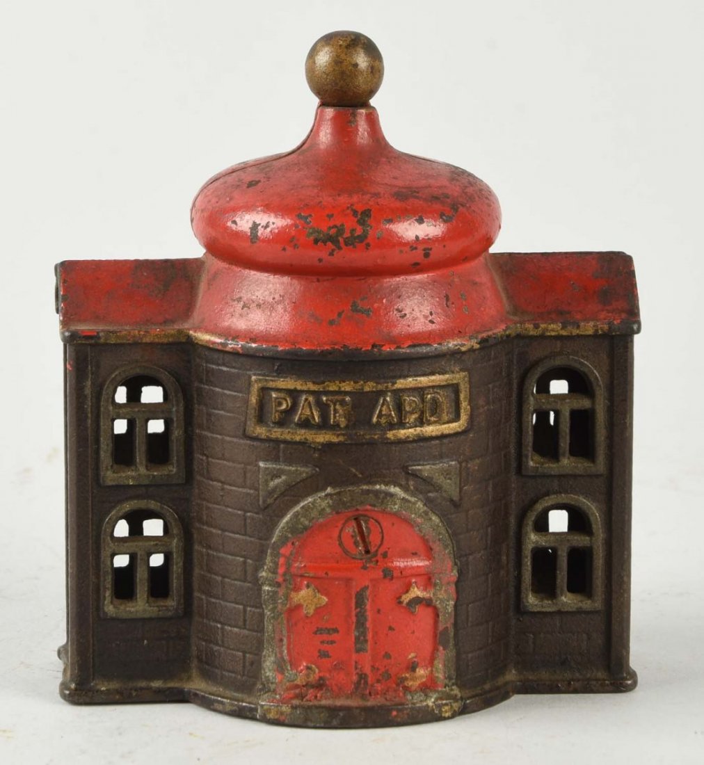 Presto Cast Iron Building Bank.