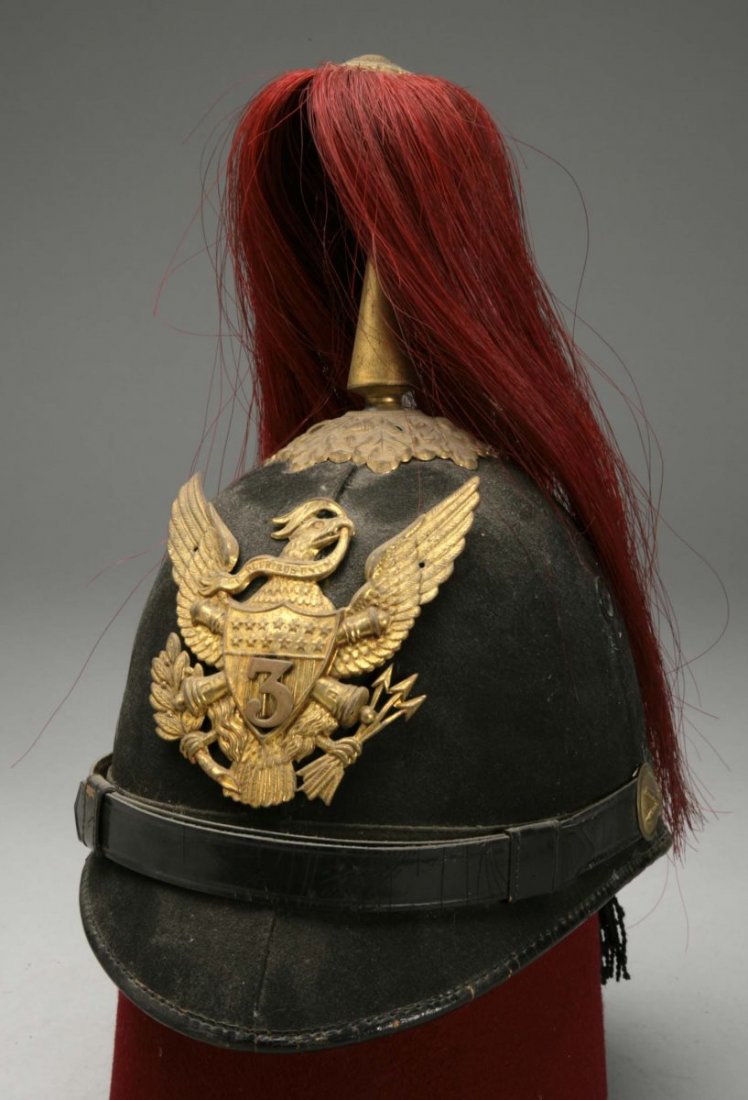 U.s. Model 1872 81 Artilleryman’s Helmet.