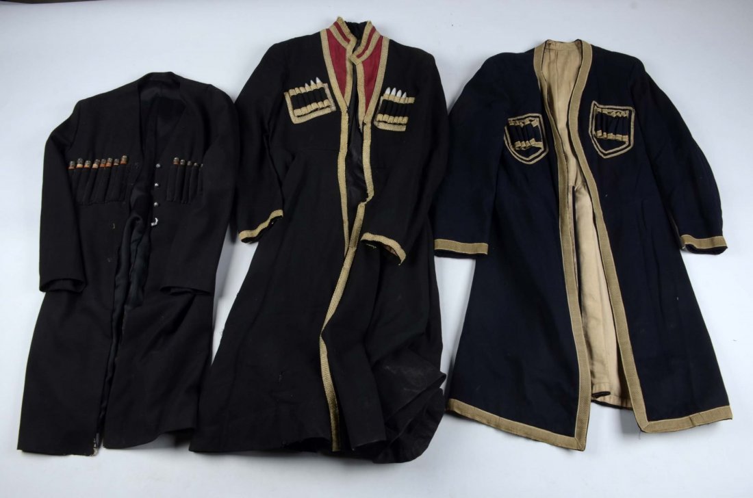 Lot of 3: Russian Cherkesskas.