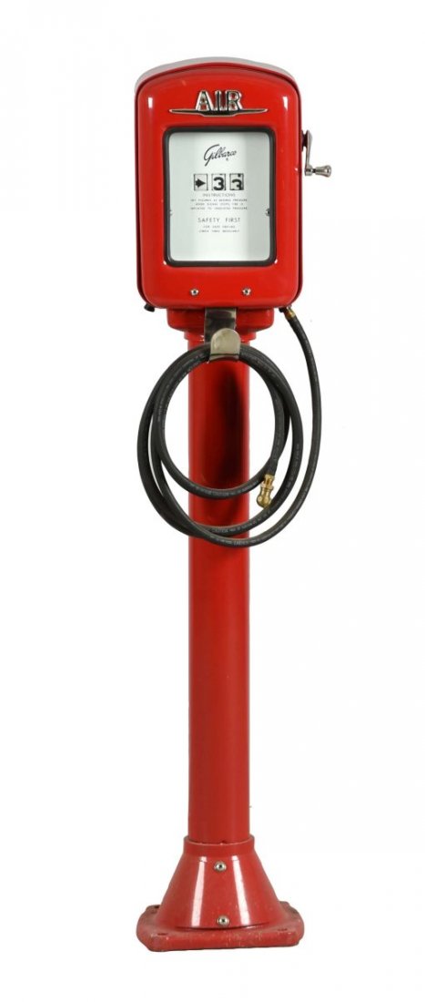 Gilbarco Air Meter On A Stand.