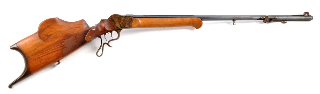 (A) German 4mm Zimmerstutzen Pellet Parlor Rifle.