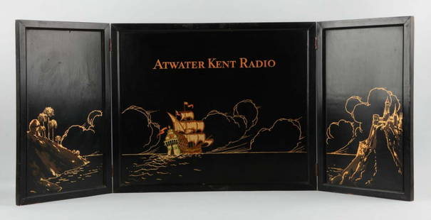 Atwater Kent Radio Wall Plaque