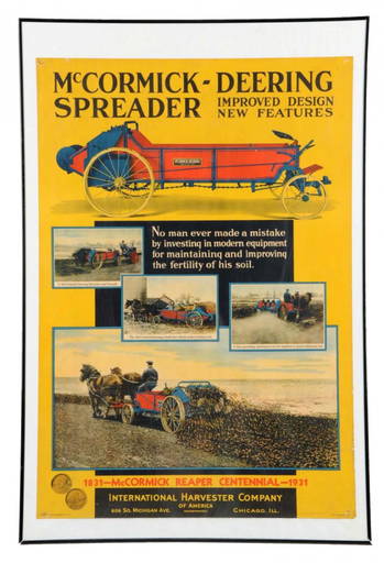 Mccormick Deering Spreader Centennial Poster.