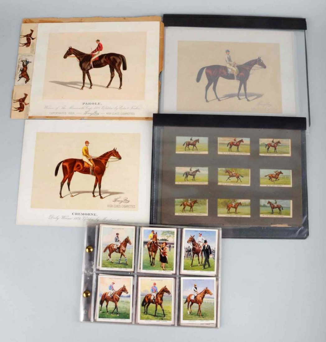 Lot Of Kinney Bros. Cigarette Advertising Cards.