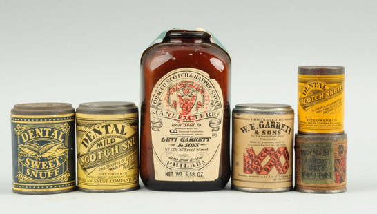 Full Case Of W. E. Garrett & Sons Scotch Snuff