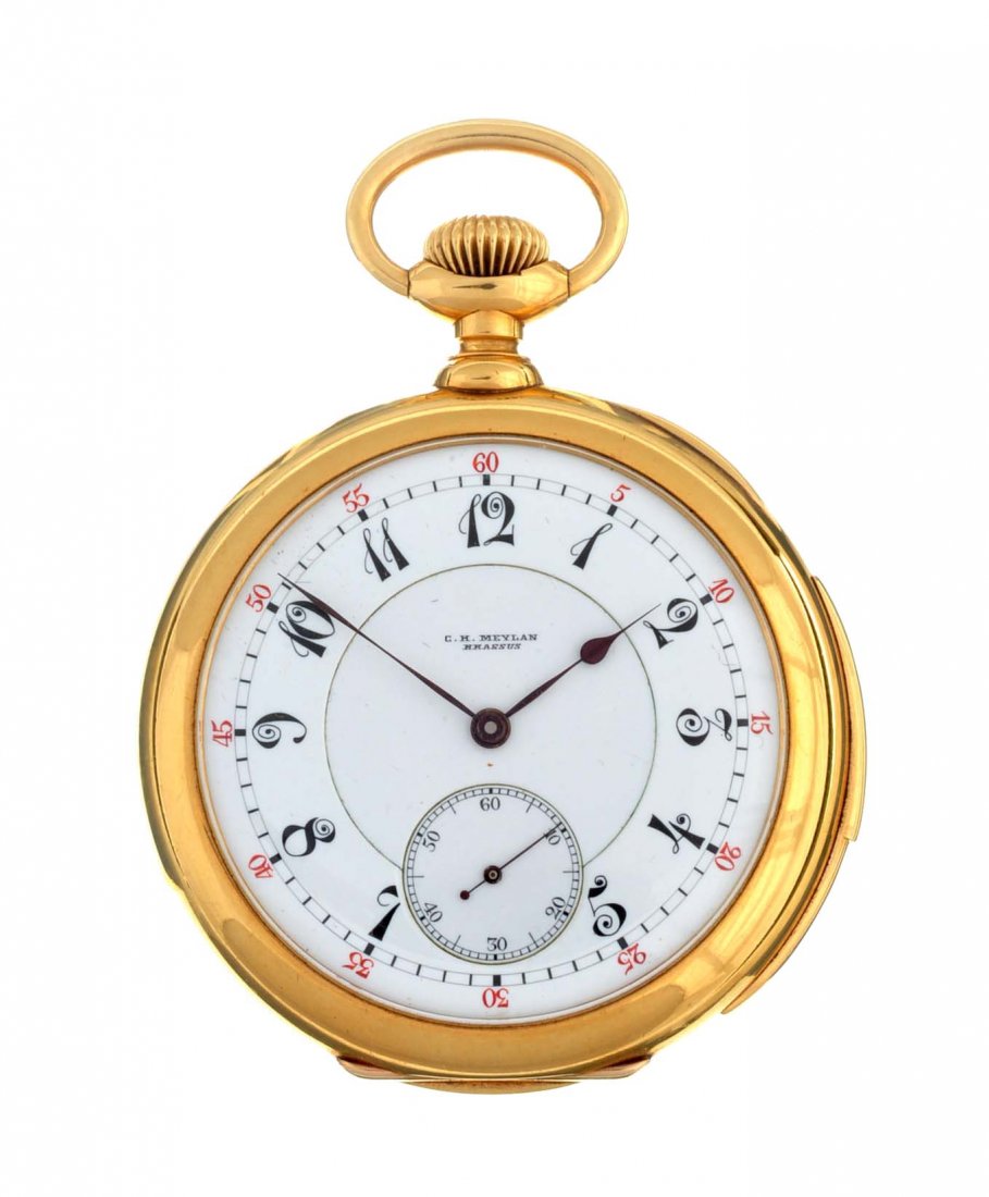 C.H.Meylan Gold Pocket Watch.