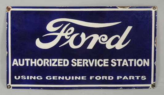 Newer Ssp Ford Authorized Service Station Sign
