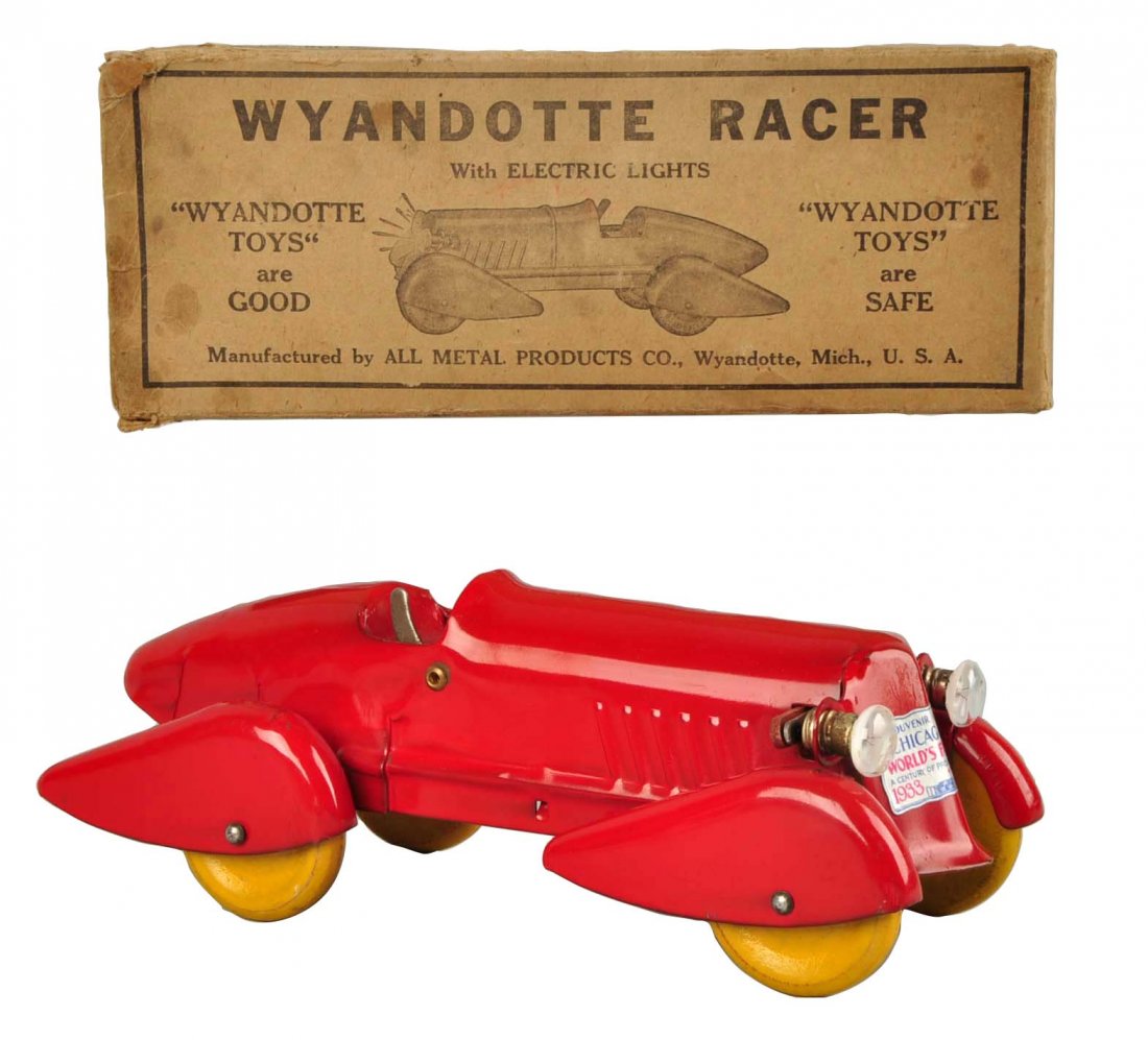 Pressed Steel Wyandotte Streamline Race Car.