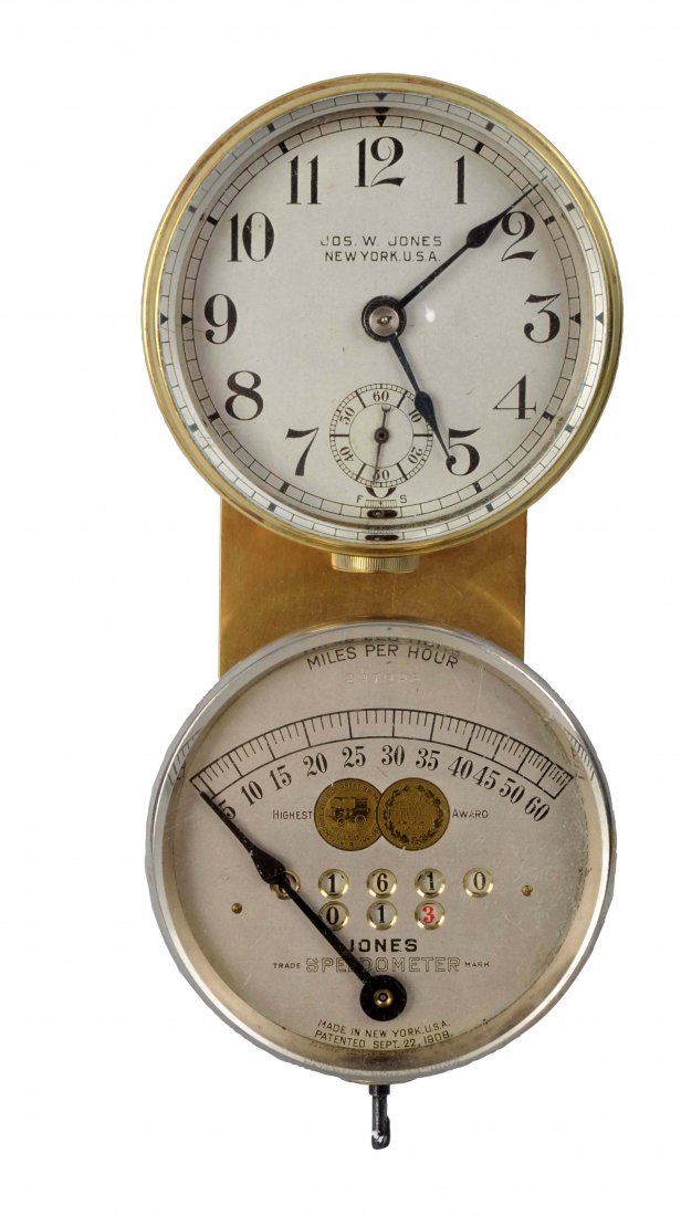 Rare Jones Speedometer & Clock Combination. - Oct 03, 2016 | Dan Morphy ...
