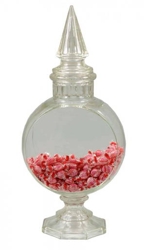 Early Glass Banjo Candy Jar.