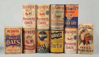 A SANTA FE BRAND ROLLED OATS CONTAINER CIRCA 1920s - Feb 09, 2019 ...