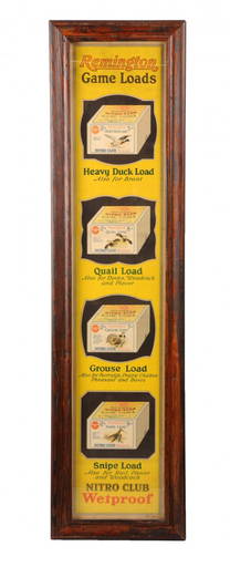 Remington Game Loads Advertising Poster.