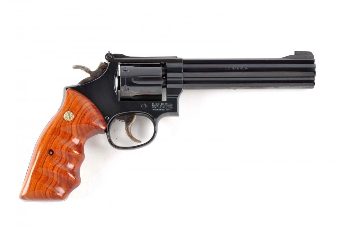 (m) Boxed S&w Model 16 4 Double Action Revolver.