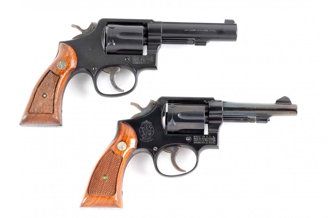 (M) Lot of 2: S&W Double Action Model 10 Revolvers.