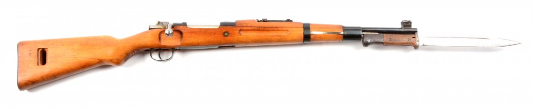 (C) Persian Mauser, Iranian Bolt Action Rifle.