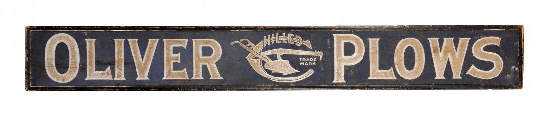 Oliver Chilled Plows Sign