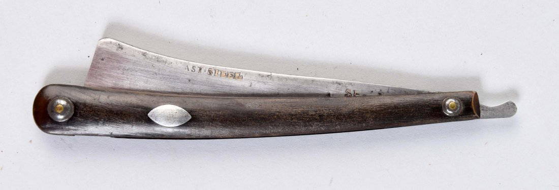 Shepherd Cast Steel Late 18th Century Straight Razor.