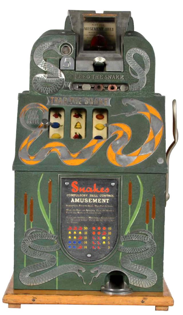 **Rare 5¢ Mills Novelty Co. Hoke Snake Slot Machine - Jan 28, 2017 ...