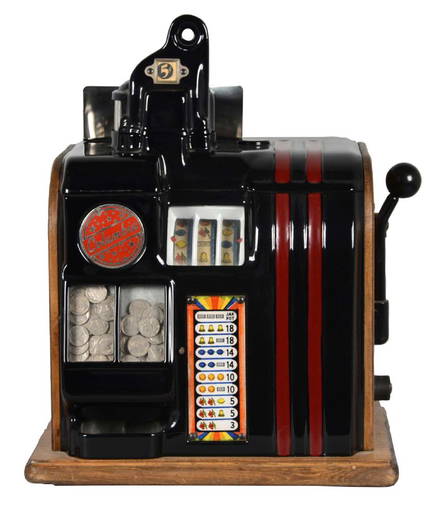 **5¢ Groetchen Columbia Original Slot Machine