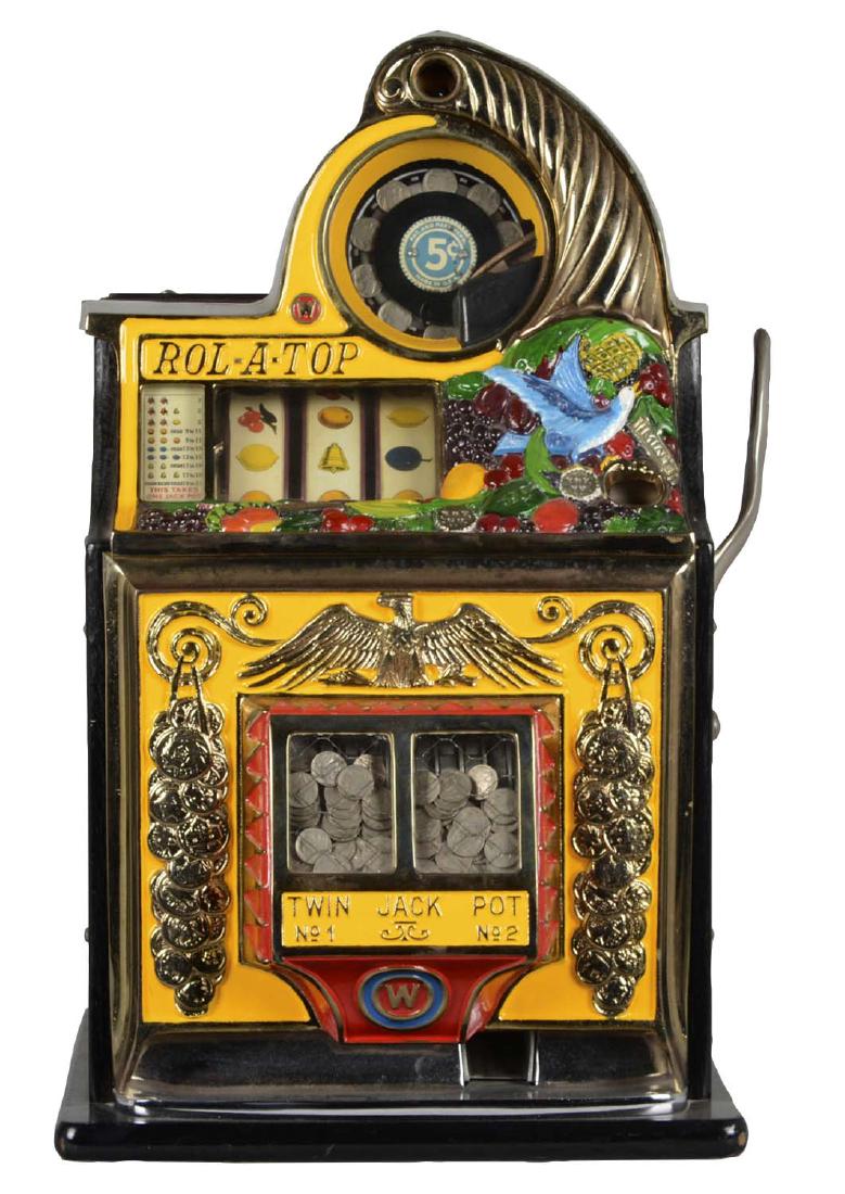 **5¢ Watling Rol-A-Top Bird of Paradise Slot Machine