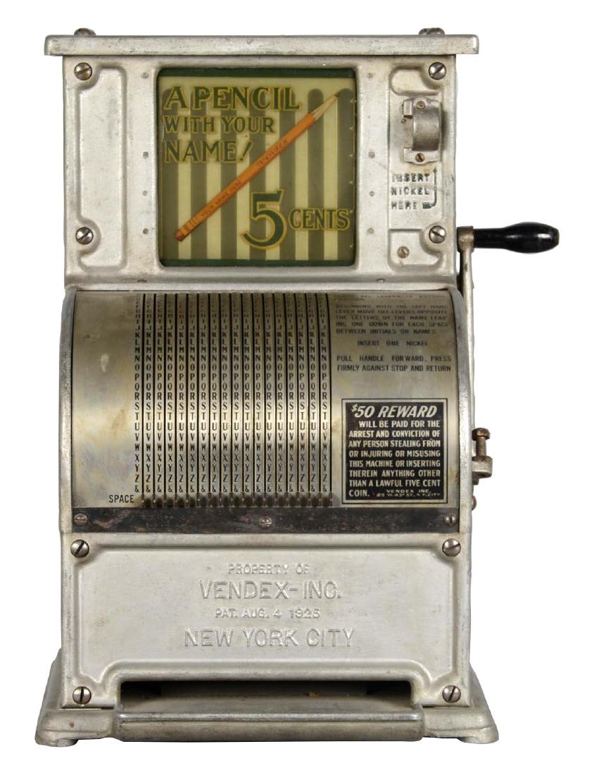 5¢ Vendex Pencil Vending Machine