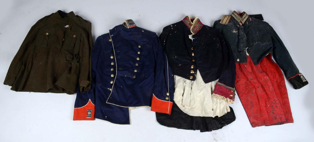Lot of 10: Damaged Military Uniforms & Trousers.