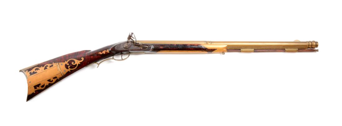 (a) Brass Barreled Composite Kentucky Rifle.