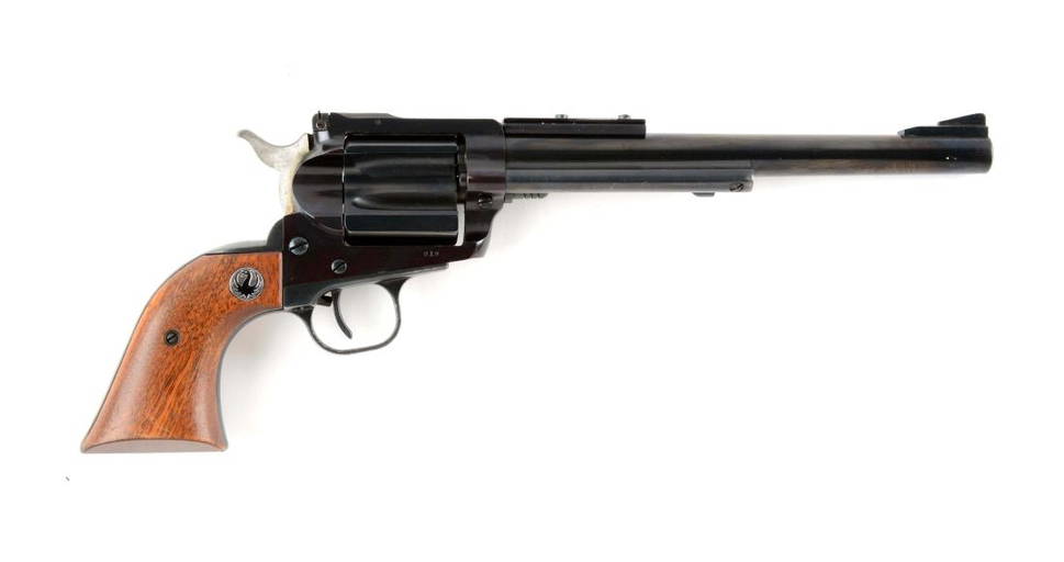 (c) Ruger Hawkeye .256 Single Shot Pistol.