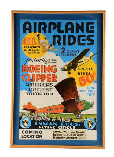 Vintage Boeing Clipper Airplane Ridge Poster. - Mar 19, 2017 | Dan ...