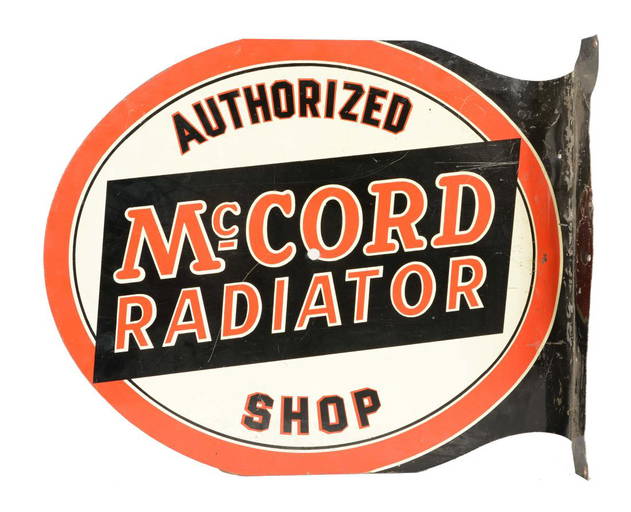 McCord Radiator Authorized Shop Tin Flange Sign. - Mar 25, 2017 | Dan ...