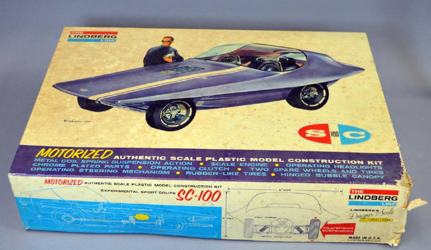 Lindberg Sc 100 Motorized Model Car Kit