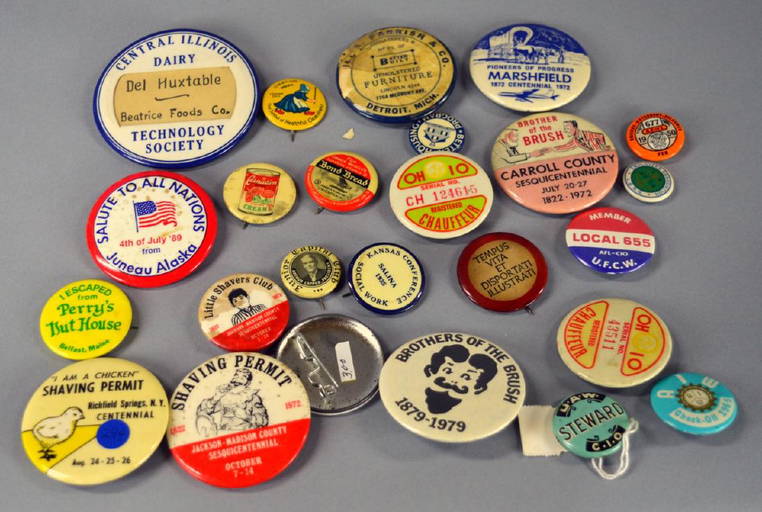 Vintage Advertising Buttons