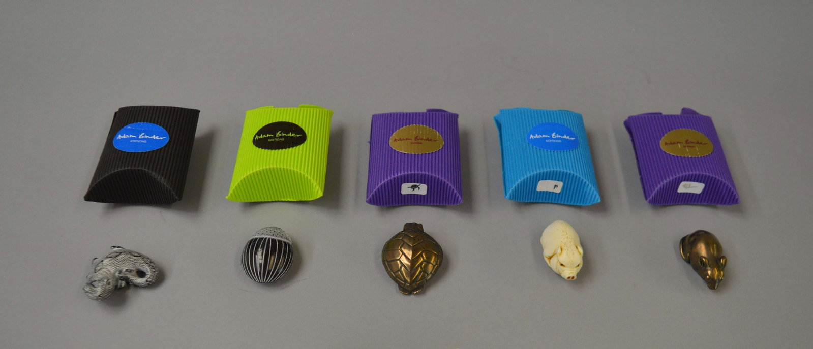 5 Adam Binder Editions Netsuke Figurines