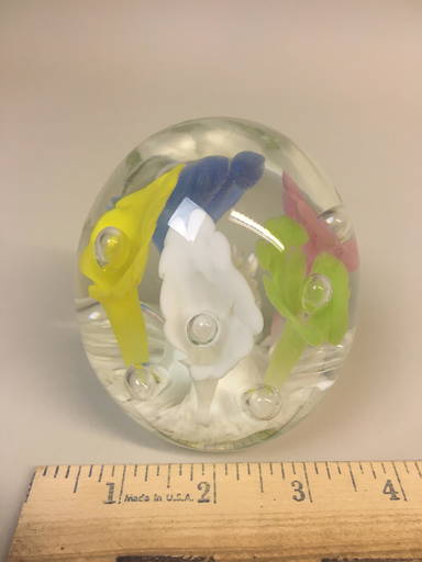 1998 Joe Rice Art Glass Paperweight