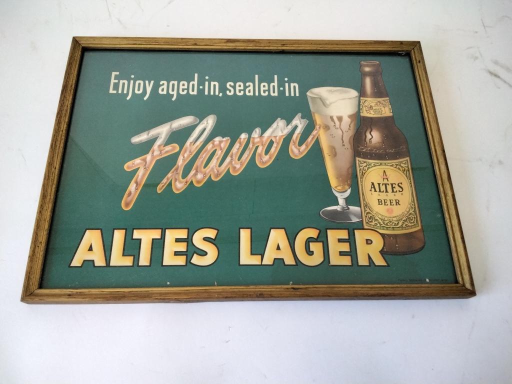 Vintage Foster's Lager Illuminated Beer Can Sign