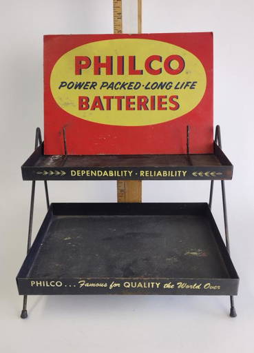 Vintage Philco Batteries Display Rack - Dec 04, 2022 | AAA Auction ...