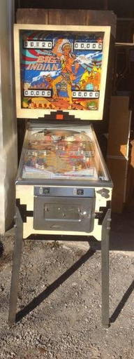 Gottleib's 4-Player Big Indian Pinball Machine c.1973 - Dec 04, 2022 ...