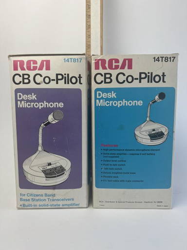(2) Vintage RCA CB Co-Pilot Desk Microphone - Dec 04, 2022 | AAA ...