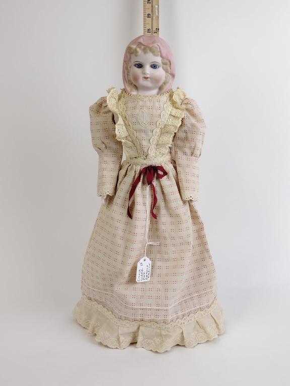 18" Emma Clear Parian Porcelain Doll w/Cloth Body - Jan 01, 2023 | AAA ...