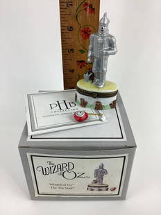 Phb Wizard Of Oz Tin Man Porcelain Trinket Box