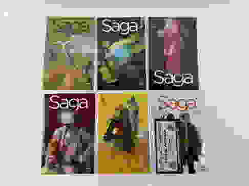Saga Comic Series, Chapters 1-6, Certificate Of Authenticity Auction
