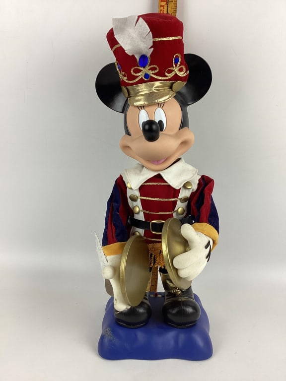 Walt Disney Minnie Mouse Animated Marching Band Figurine Holiday ...