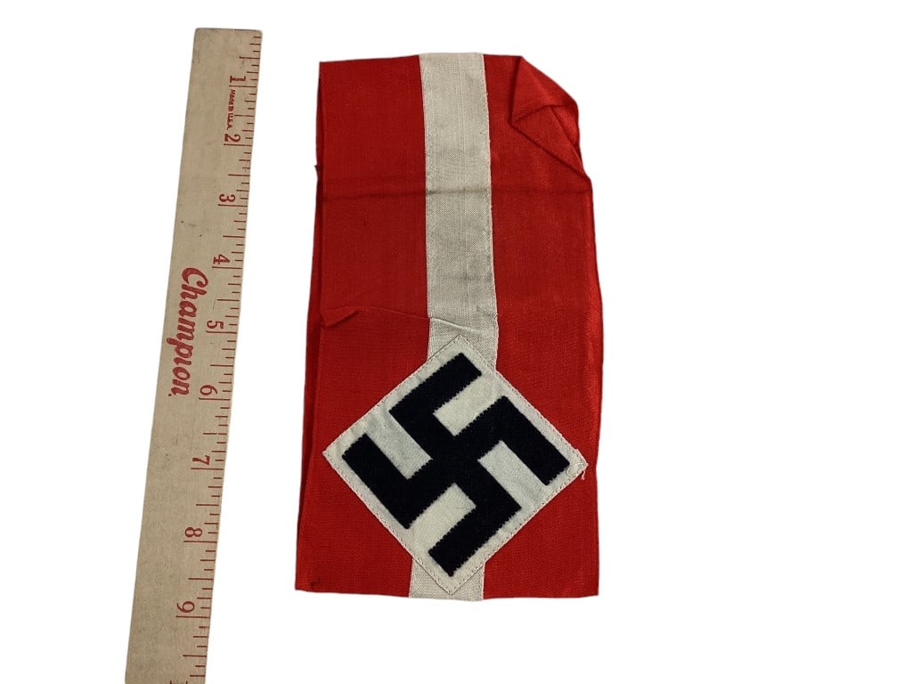 Original Wwii Nazi Arm Band W/ Swastika