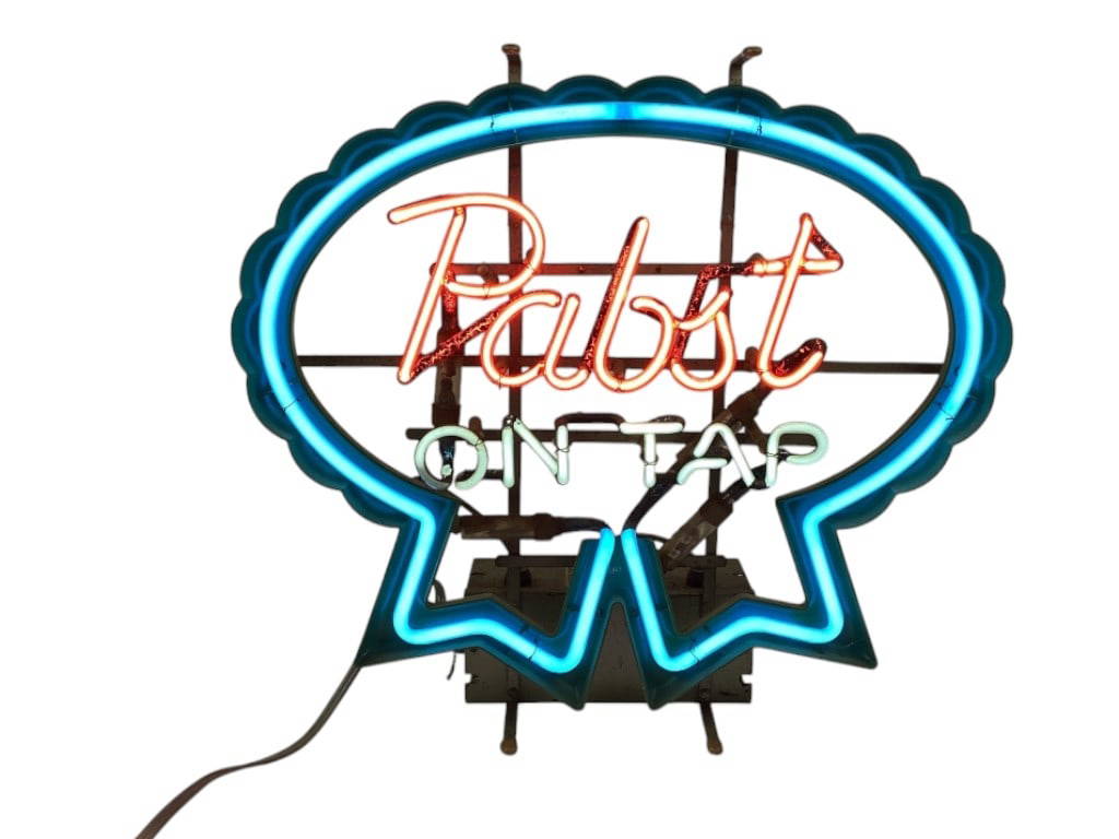 Pabst Neon Sign Auction