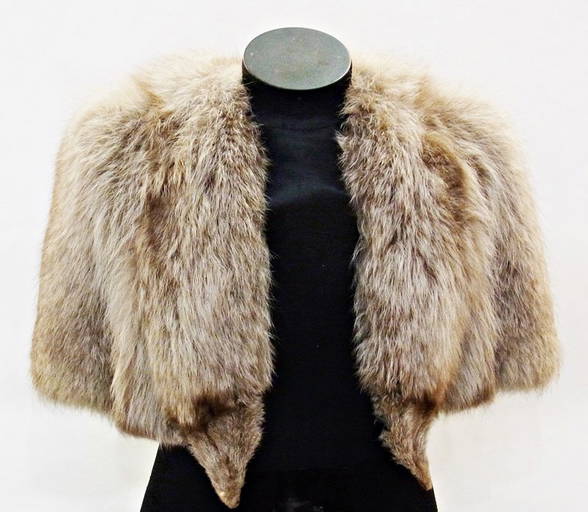 A Fox Fur Shoulder Cape