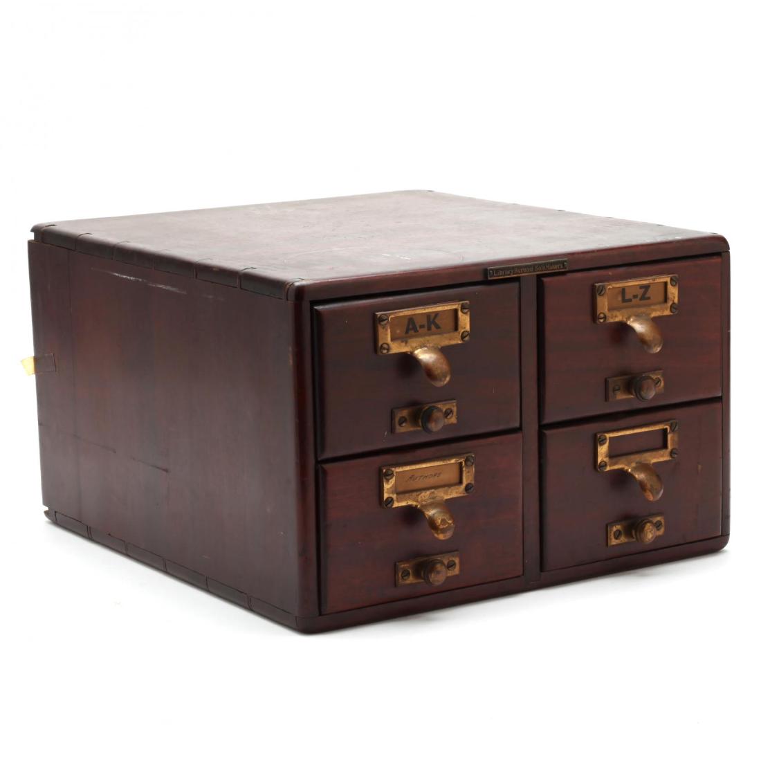 Vintage Library Card Cabinet