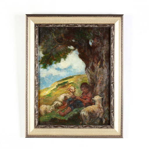 Eugene Higgins (1874 1958), The Drowsy Shepherd