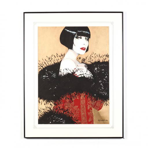 Rod Wimer (nc, B. 1960), Art Deco Ruby