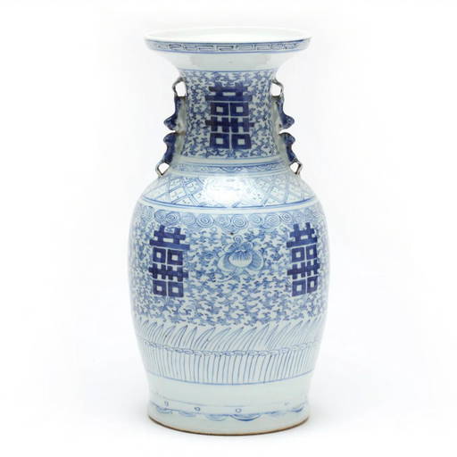 Antique Chinese Porcelain Tall Vase