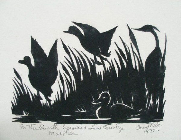 103: Carew Rice (SC, 1899-1971), SC Marshes,